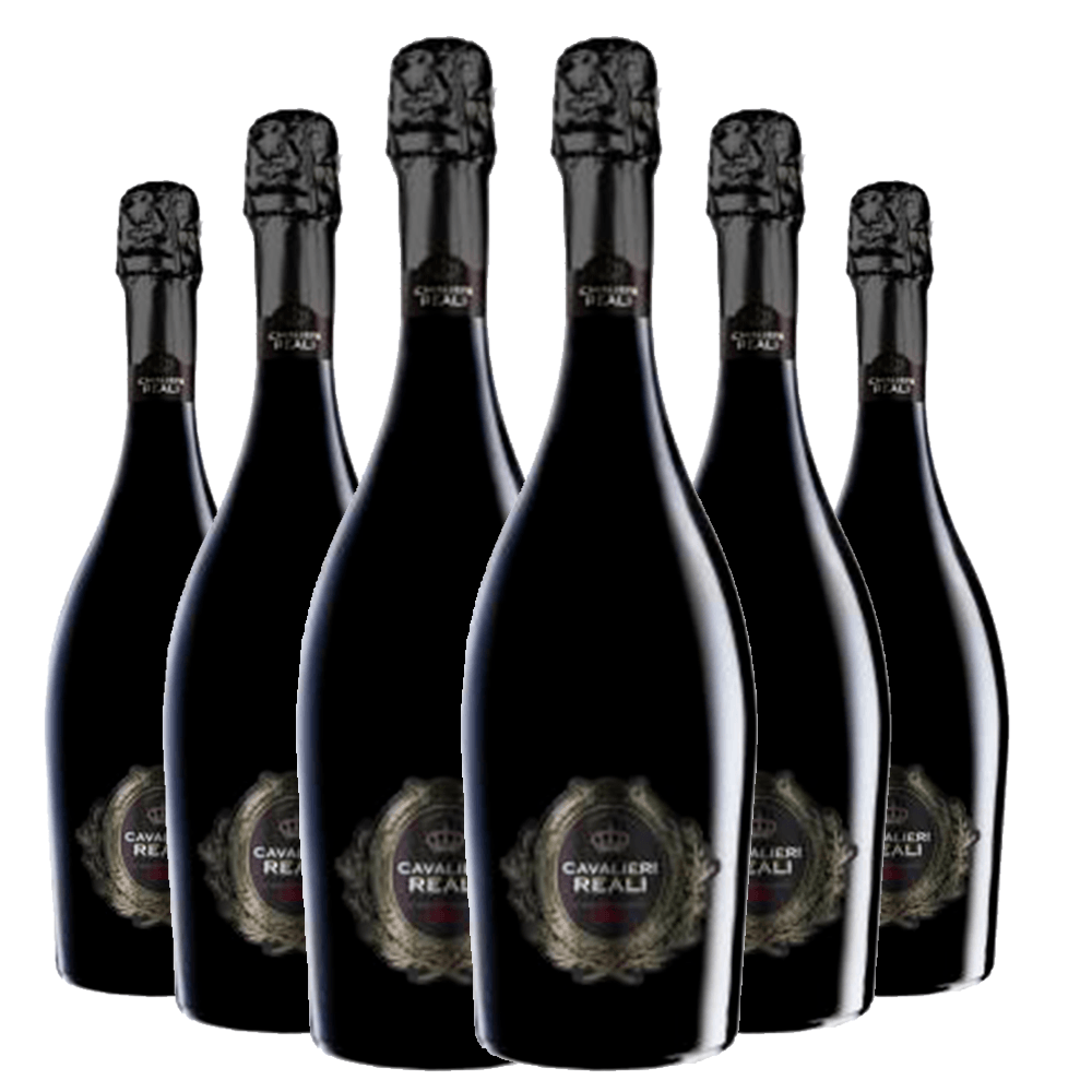 Kit 6 Espumantes Cavalieri Reali Brut | Elegância e Sabor - Divvino ...