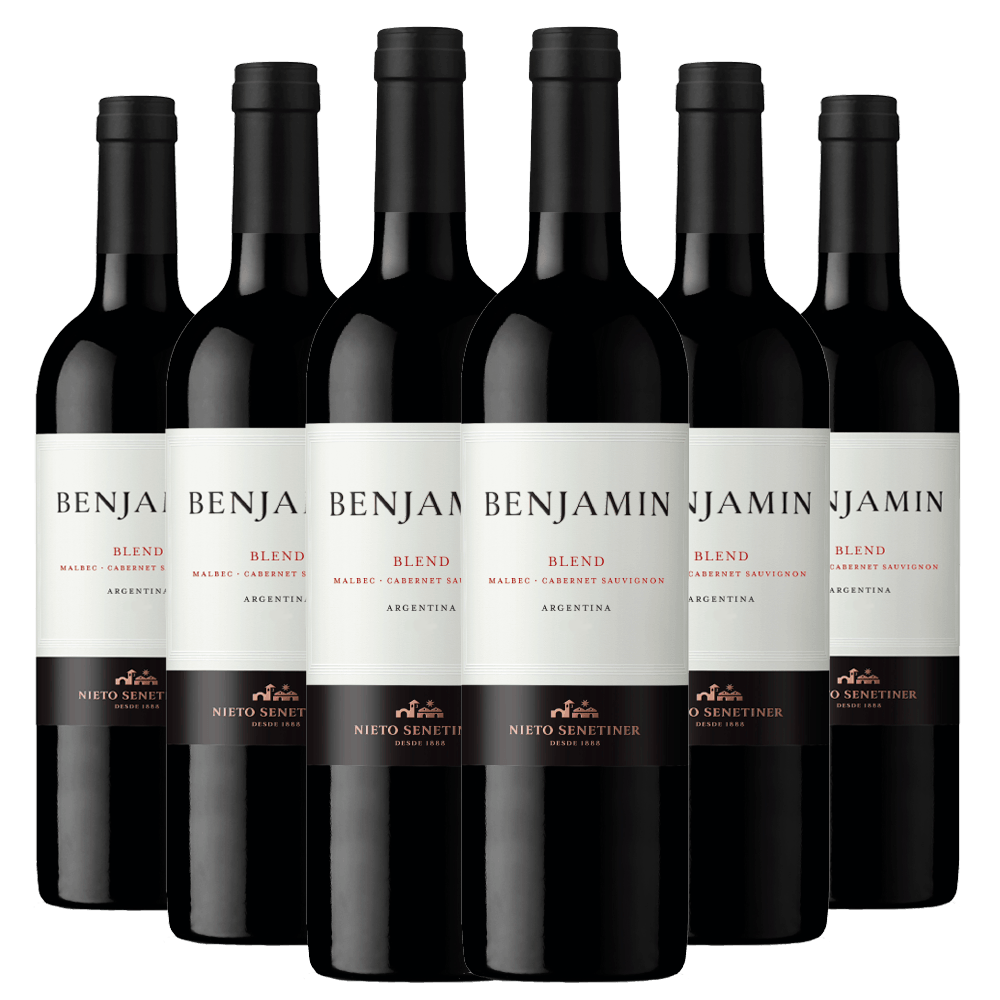 Kit Caixa Fechada 6 Vinhos Benjamin Blend - Divvino: sua loja online de ...
