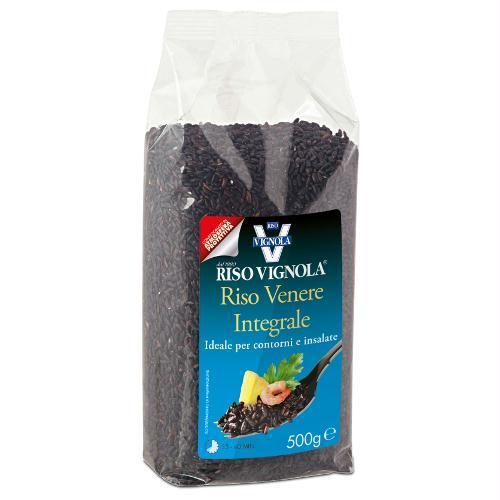 Arroz Italiano Riso Vignola Venere Preto 500g